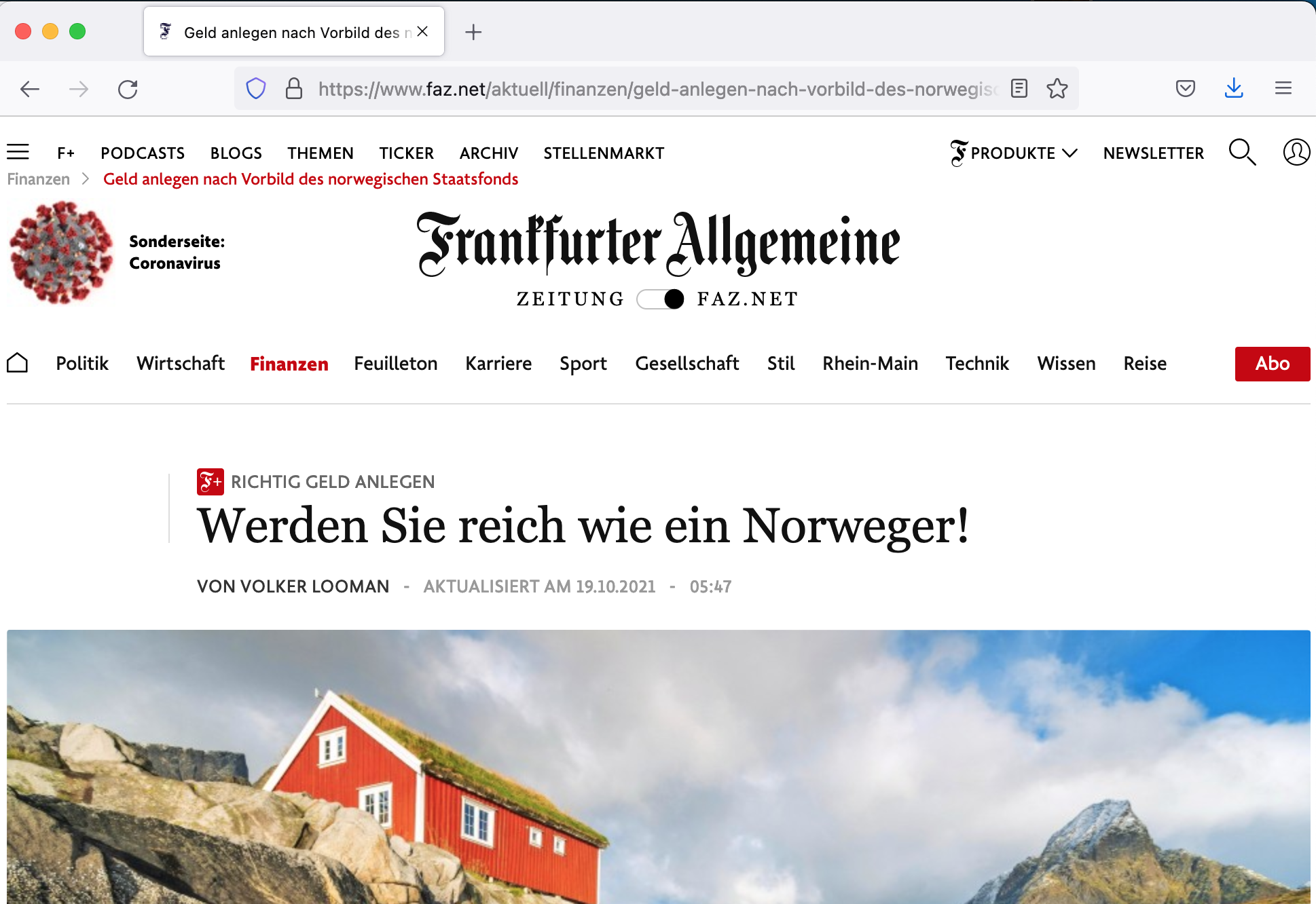 Mit Volker Looman Norwegisch lernen - Reich wie Norwegen